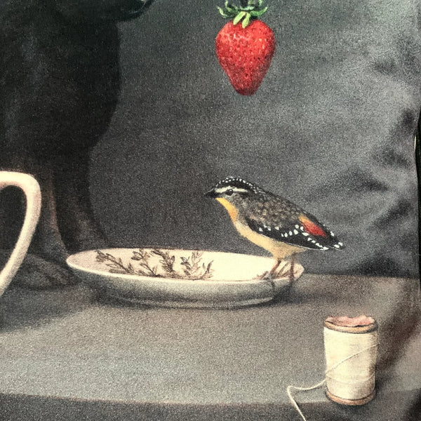 Velvet Strawberry Rabbit Cushion – Miss Molly Eco Lux