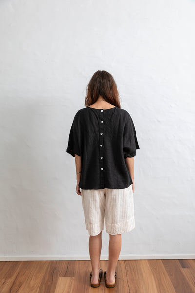 Aubrey – French Linen Top – Miss Molly Eco Lux