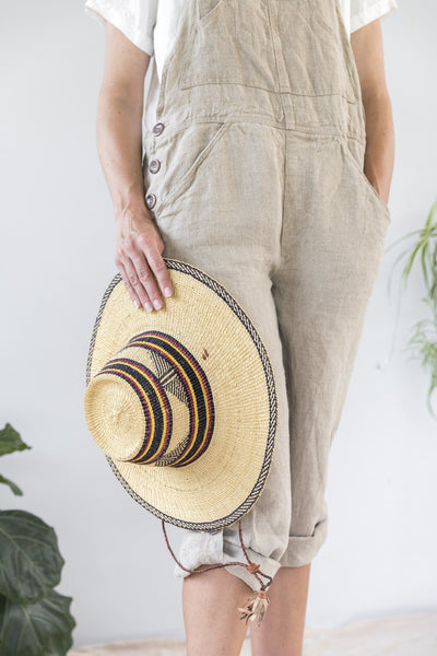 Rustic Linen Overalls - Natural – Miss Molly Eco Lux