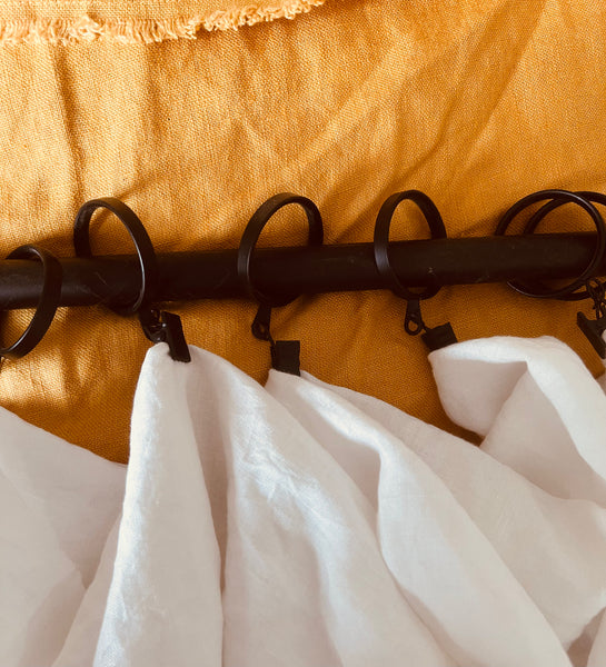 Washed Rustic Linen Curtain Drops - 3 metre – Miss Molly Eco Lux